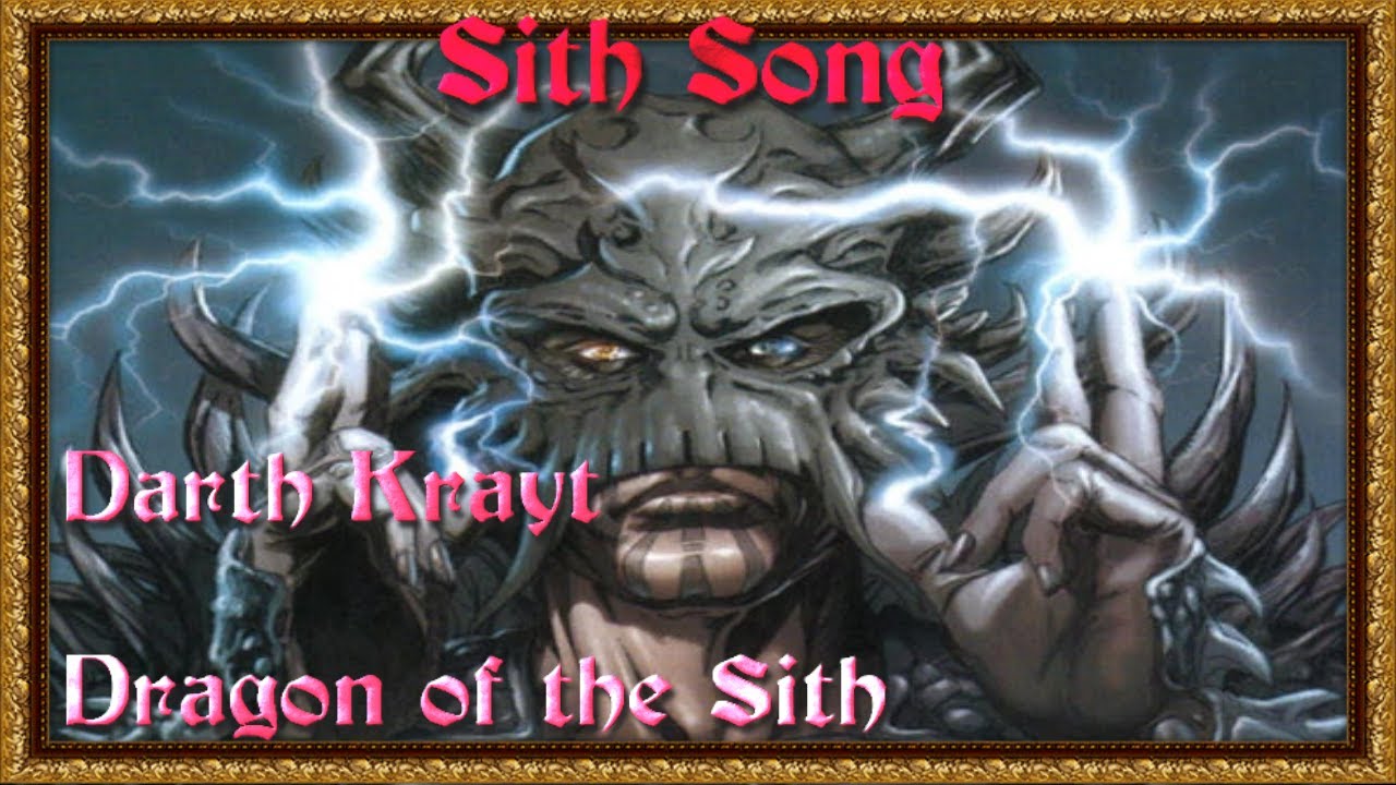 Dragon of the Sith: Darth Krayt - AI Star Wars Sith Song - YouTube
