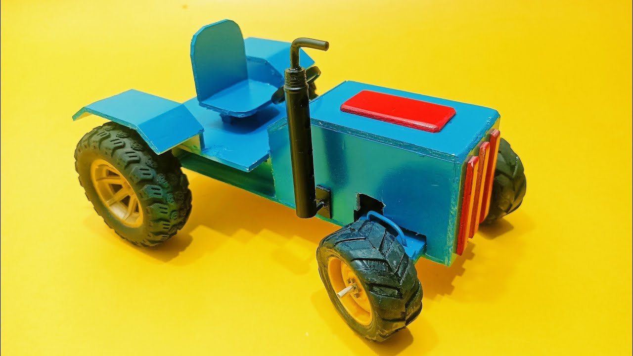 Homemade RC Tractor Made from PVC! - DIY Farming Fun || #tractor #diy ...