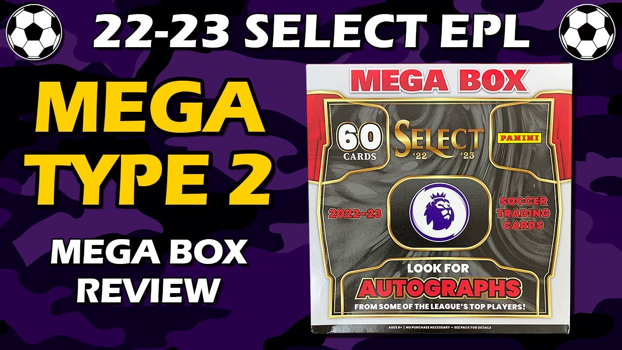 Walmart Mega Box: Select EPL 2022-23 Panini Retail Soccer Review - YouTube