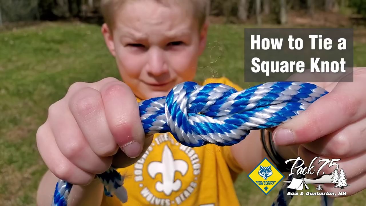 Scouting Skills - Knot Tying - YouTube