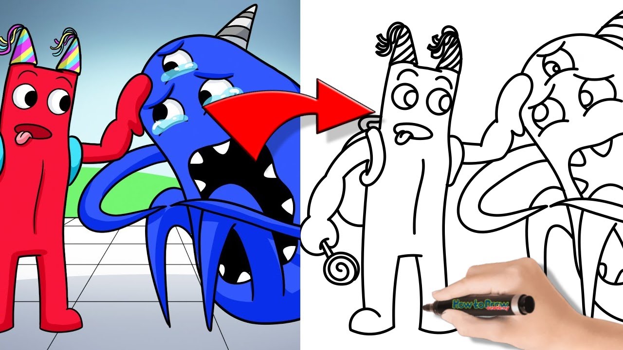 How to Draw NABNAB is NOT a MONSTER! (Cartoon Animation) | Drawing ...