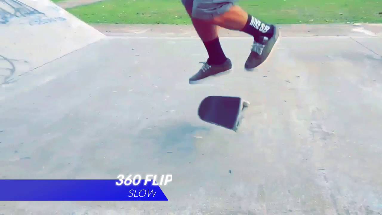 360 Flip + slow motion - YouTube