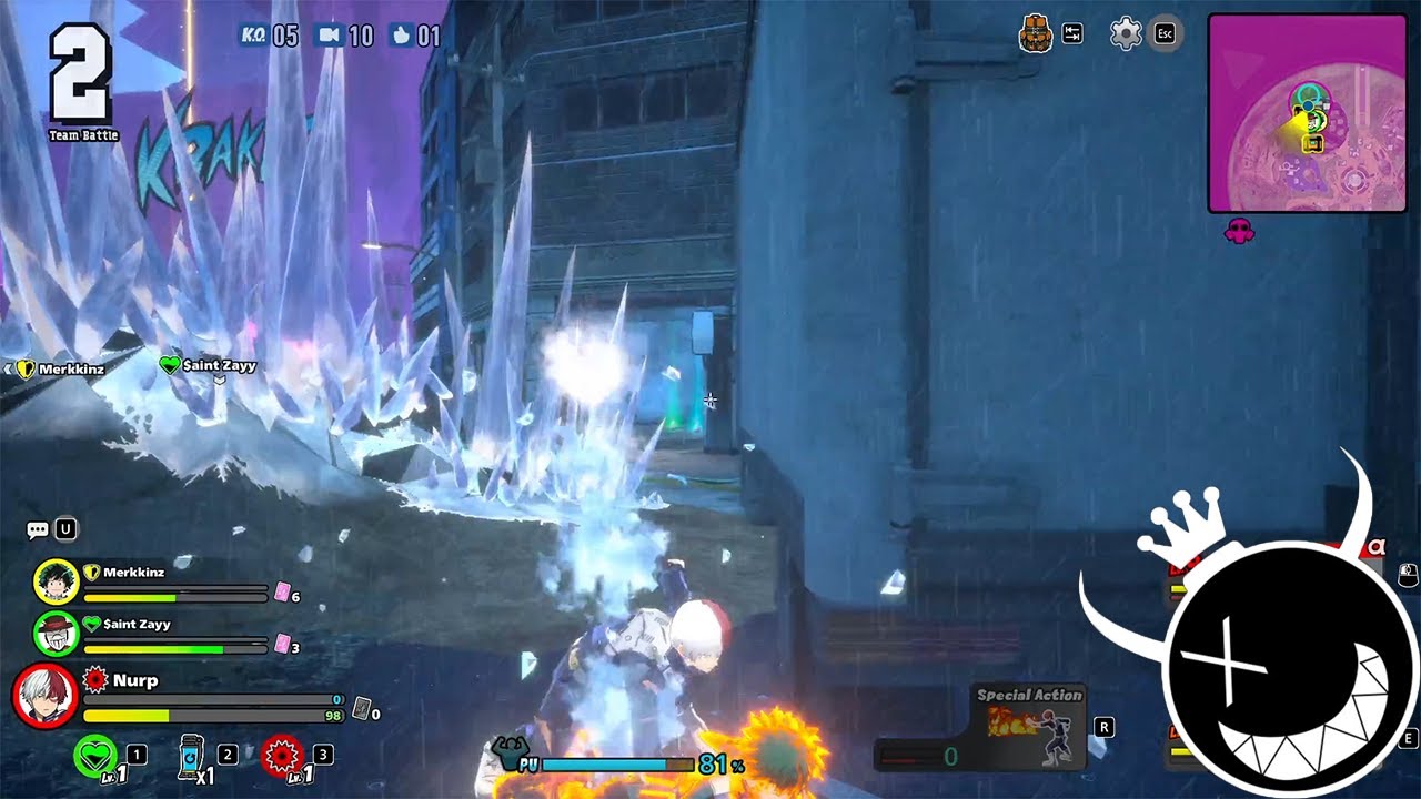 Hard fought game - My Hero Ultra Rumble - YouTube