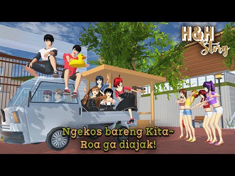H&H Story #14 [Ngekos Bareng] || SAKURA SCHOOL SIMULATOR DRAMA