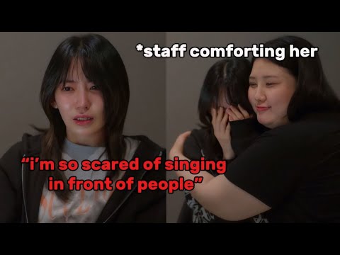SAKURA can’t stop crying when telling about how she lose confidence and being scared of singing
