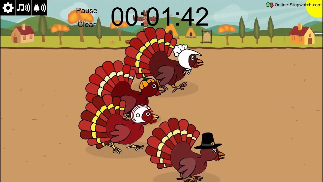 4 Minute Turkey Race Timer - YouTube