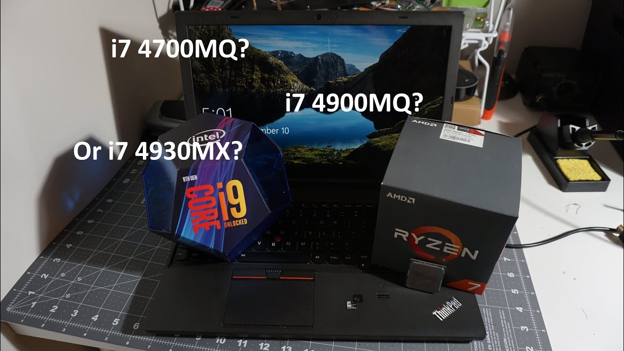 How to pick up the correct CPU for your laptop upgrade - YouTube