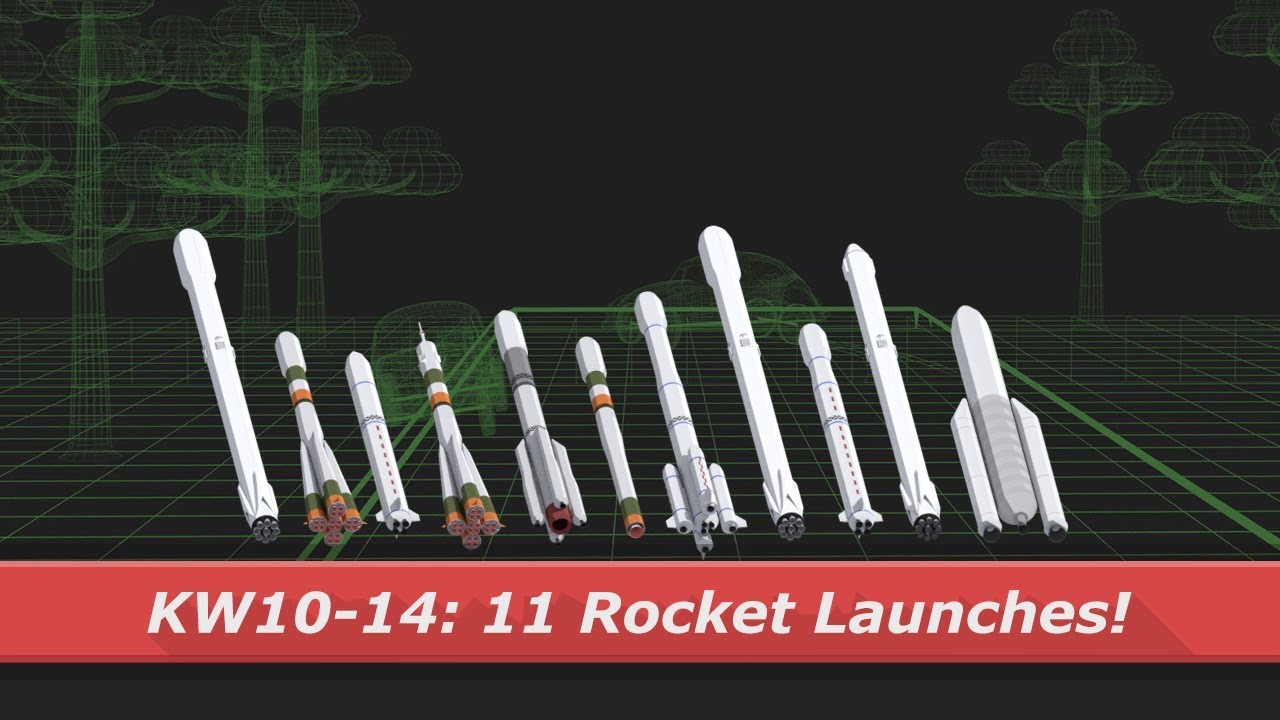 11 Rocket Launches! || kNews 10-14/2018 (Mar. 5. - Apr. 8.) - YouTube