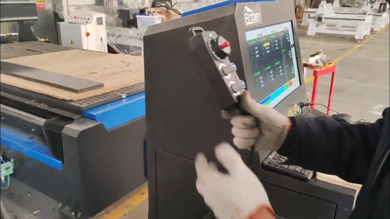 Syntec 60CA &60CB operation--Step 2 Set the original coordinate of workpiece - YouTube