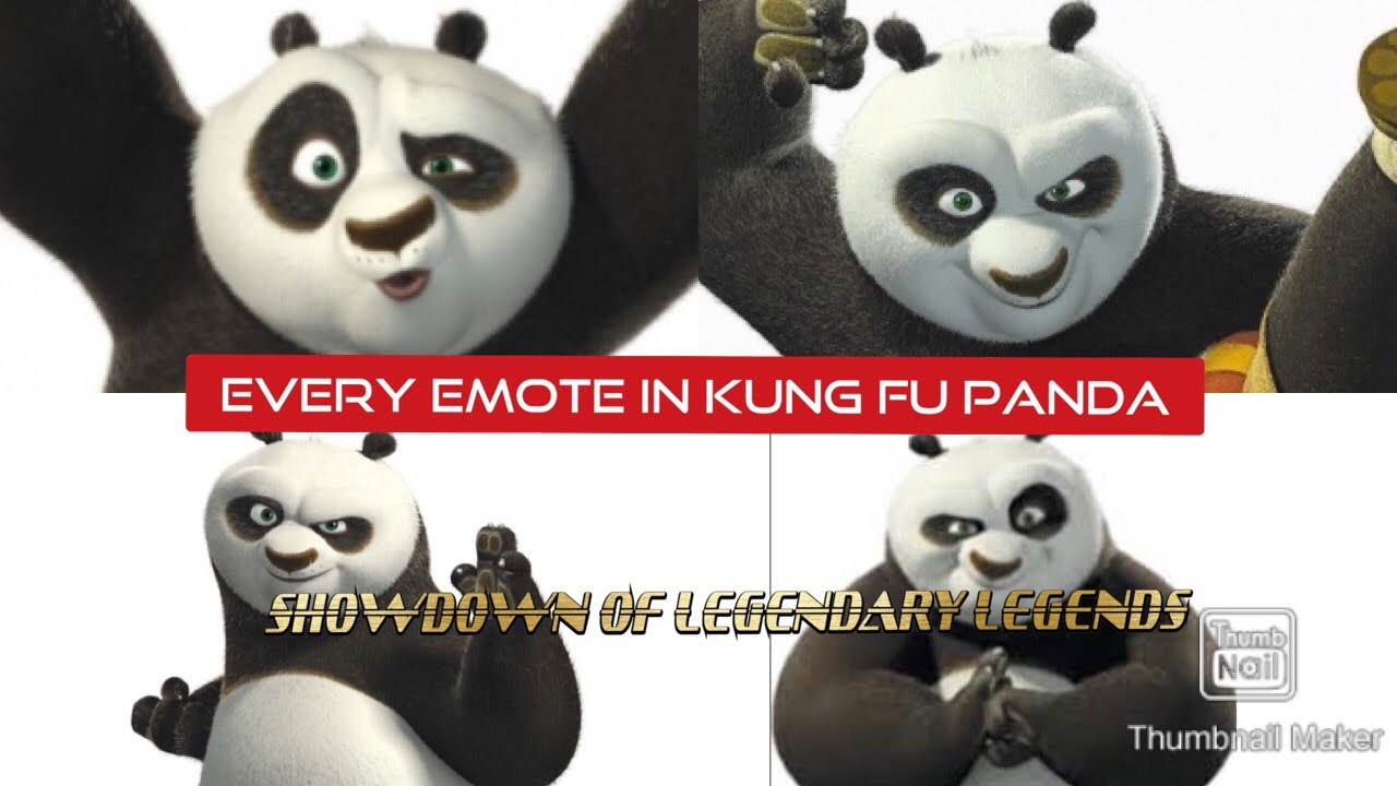 Every Emote in Kung Fu Panda Showdown Of Legandary Legends - YouTube
