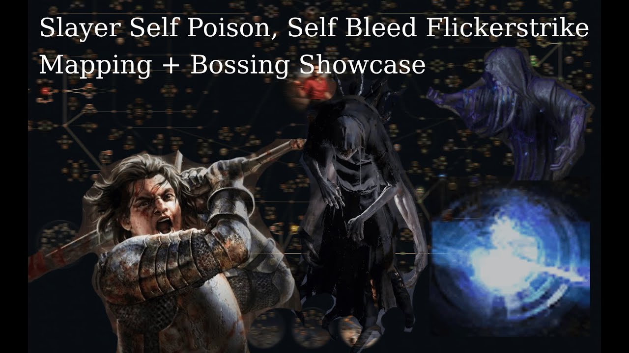 [Path of Exile] Slayer Trauma Flicker Mapping + Boss showcase - YouTube