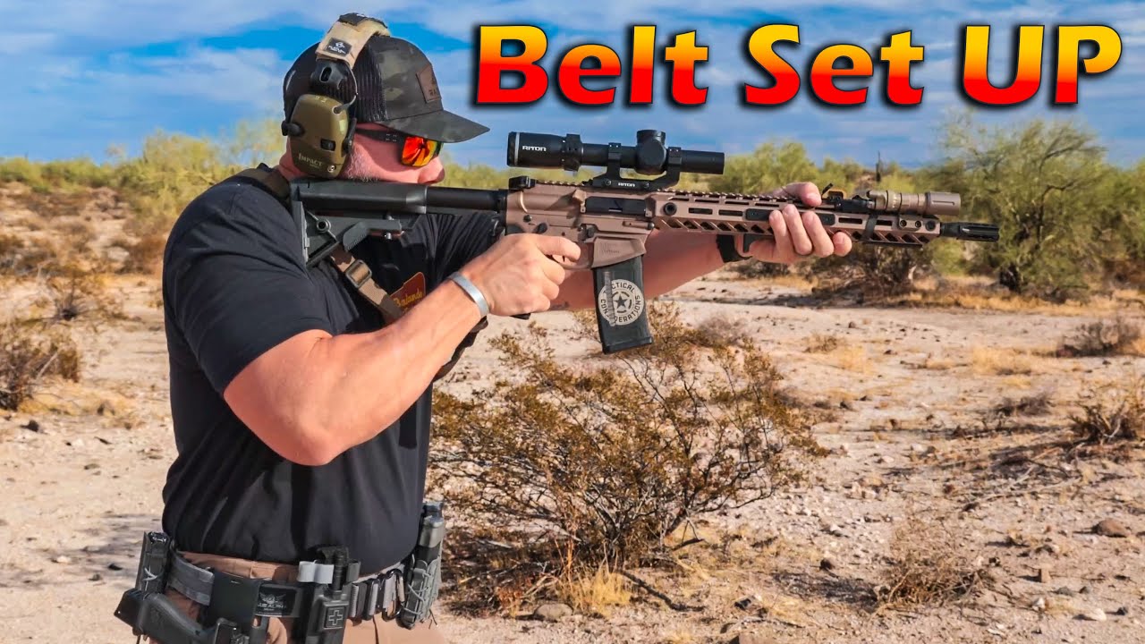 How To Set Up Your Tactical, Battle, Duty Belt - YouTube