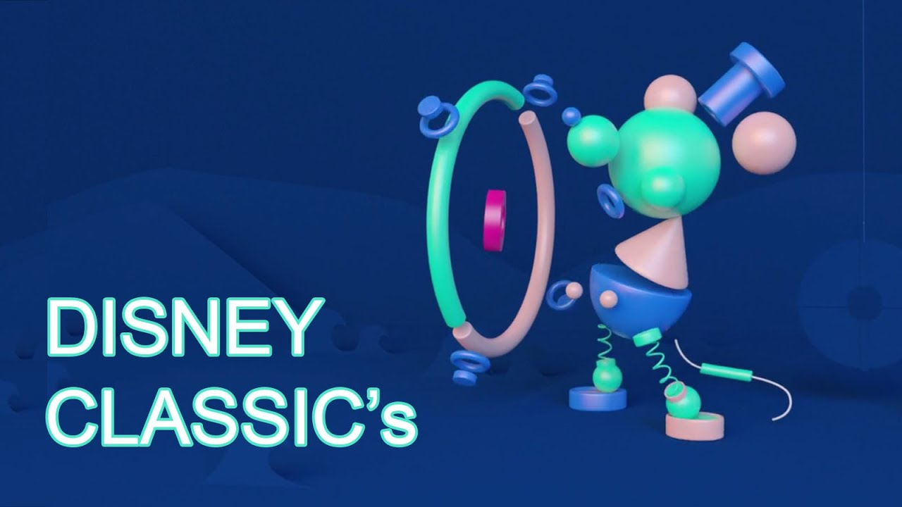 DISNEY CLASSICS I - Disney films with abstract shapes - 3D Animated ...