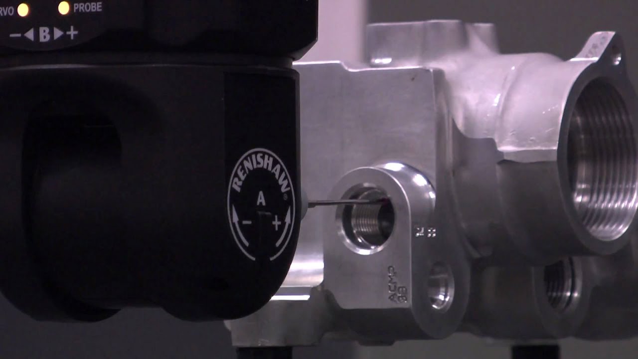 [Official] Renishaw PH20 5-Axis Touch-Trigger Probe running an inspection - YouTube