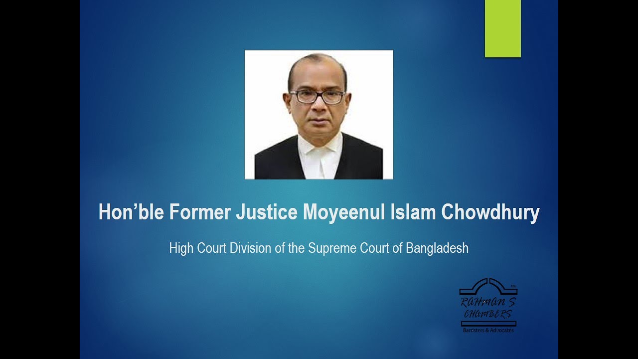 Speech by Mr. Moyeenul Islam Chowdhury at the 16th Anniversary Annual Dinner of Rahman's ...