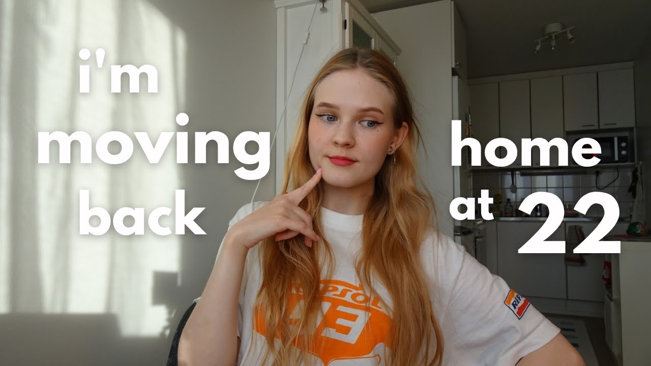 i'm moving back home at 22 – the last week in my own apartment - YouTube