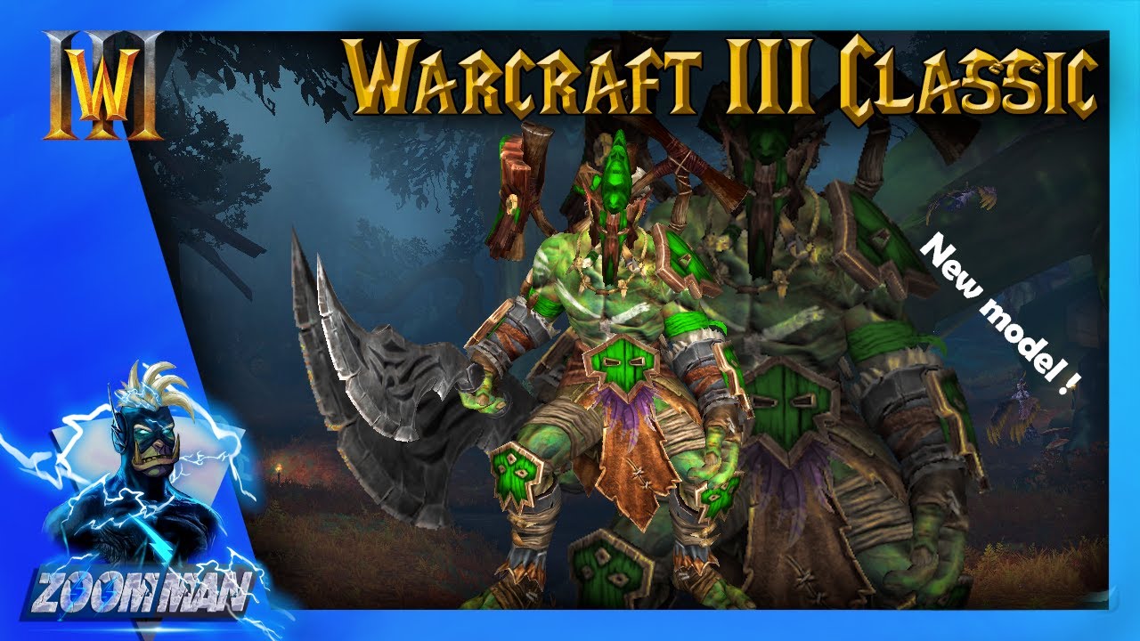 Warcraft III Classic Model: Troll Amani Assassin | ZoomMan - YouTube