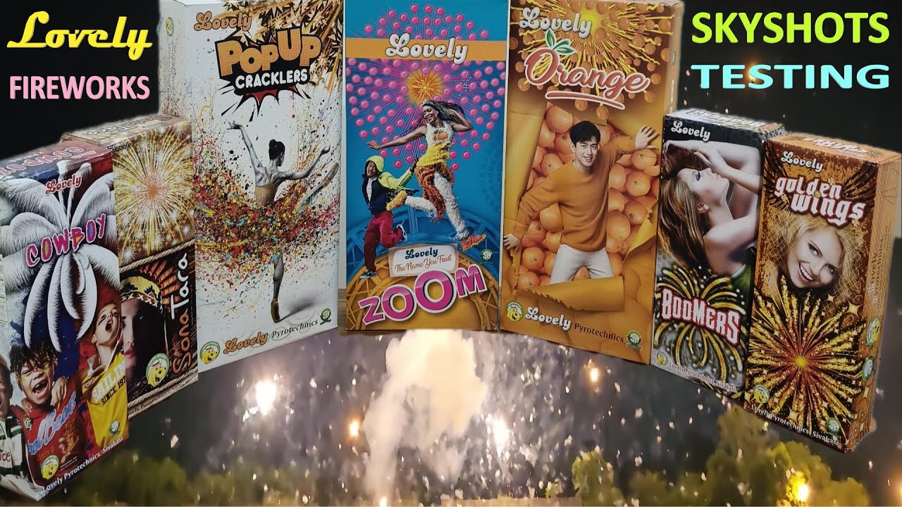 Lovely Fireworks skyshots Series Testing @AlapparaKelapparom007 - YouTube