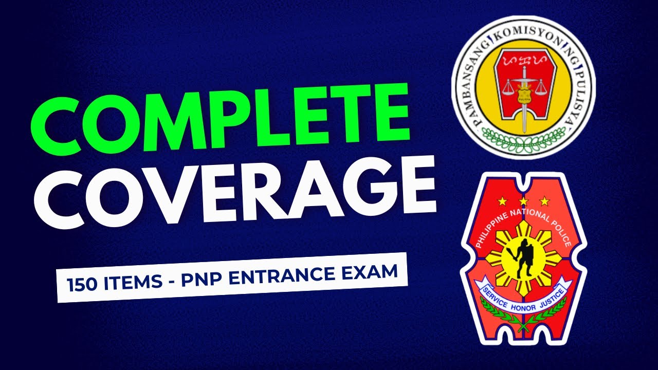 Pass the PNP Entrance Exam with this Complete Coverage Silent 1-Hour ...