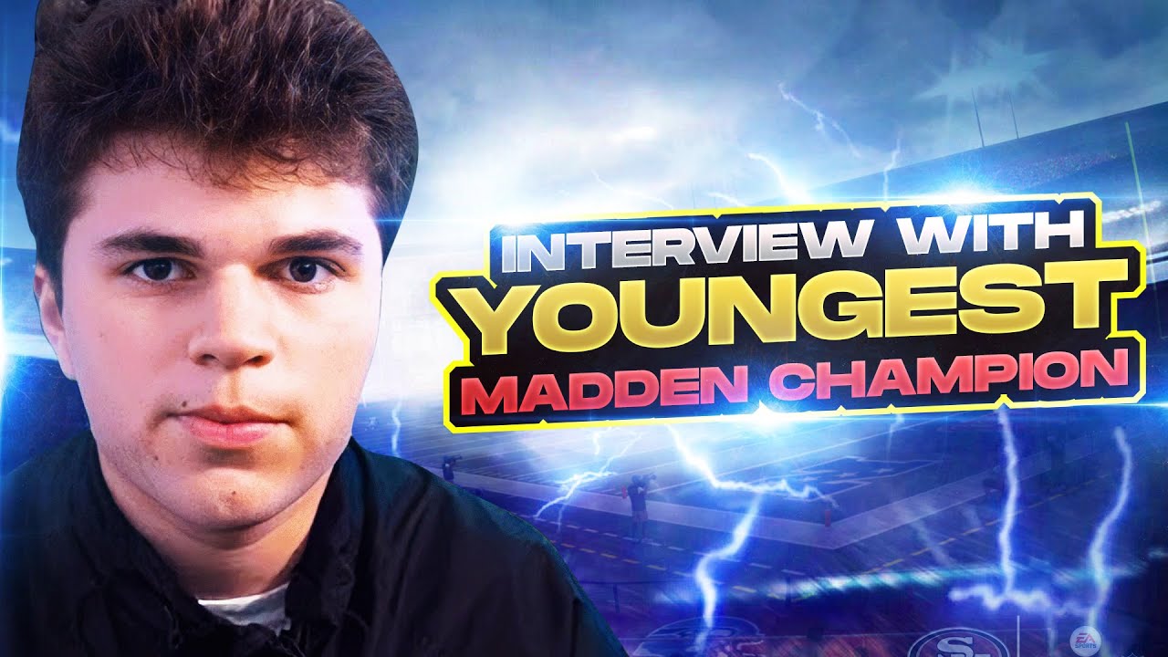 Interview with the Youngest Madden NFL Champion in History! - YouTube