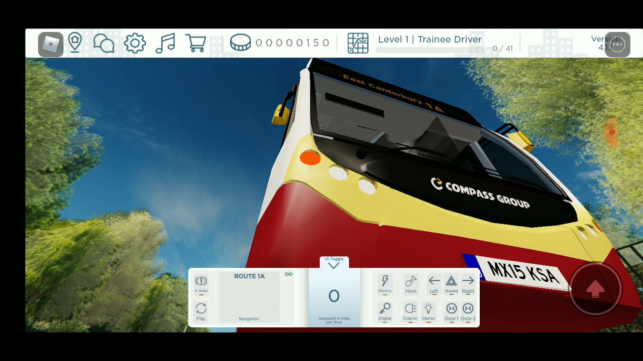 Canterbury & District Bus Simulator V 4.1 How to get a route and drive ...