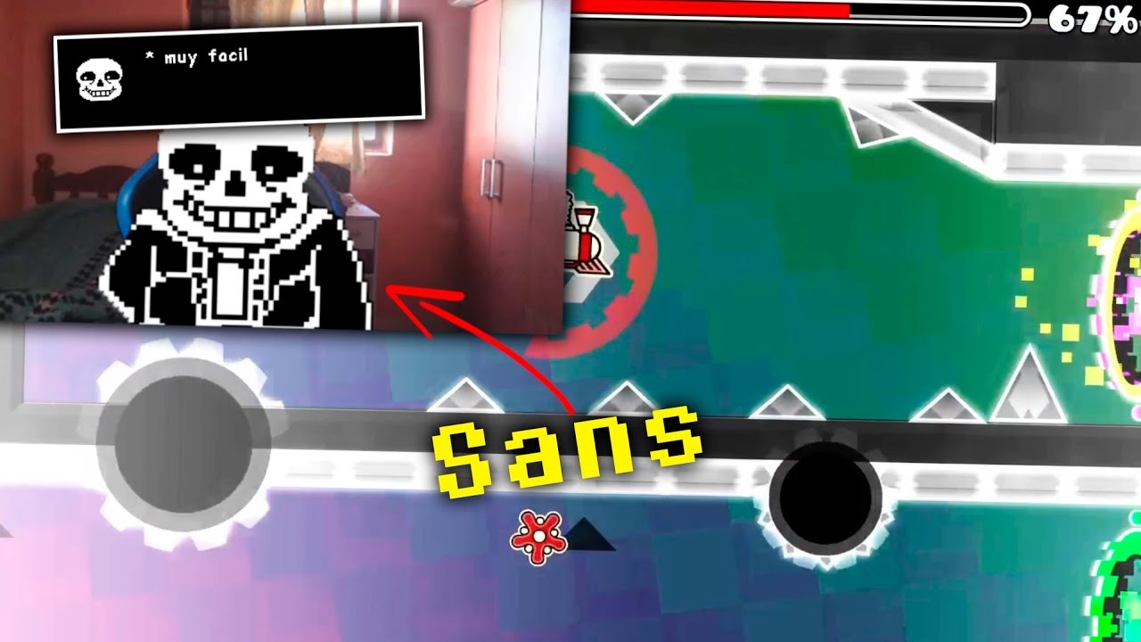 SANS se robó este video... (Geometry Dash) - YouTube