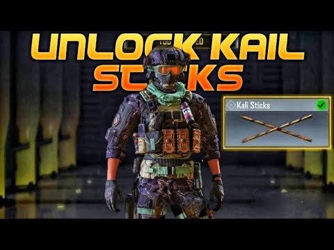 How To Unlock Kali Sticks Melee Call of Duty Mobile | Free New Skin ...