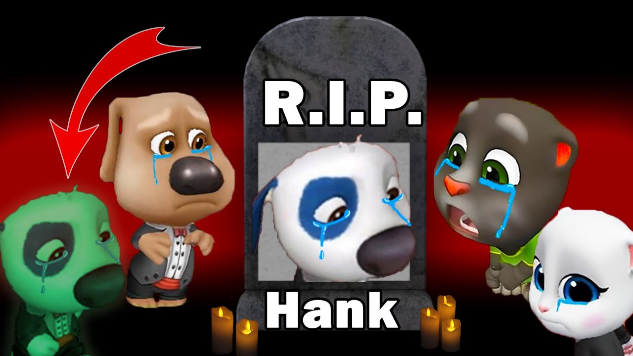 RIP HANK | My Talking Tom Friends Animation - YouTube