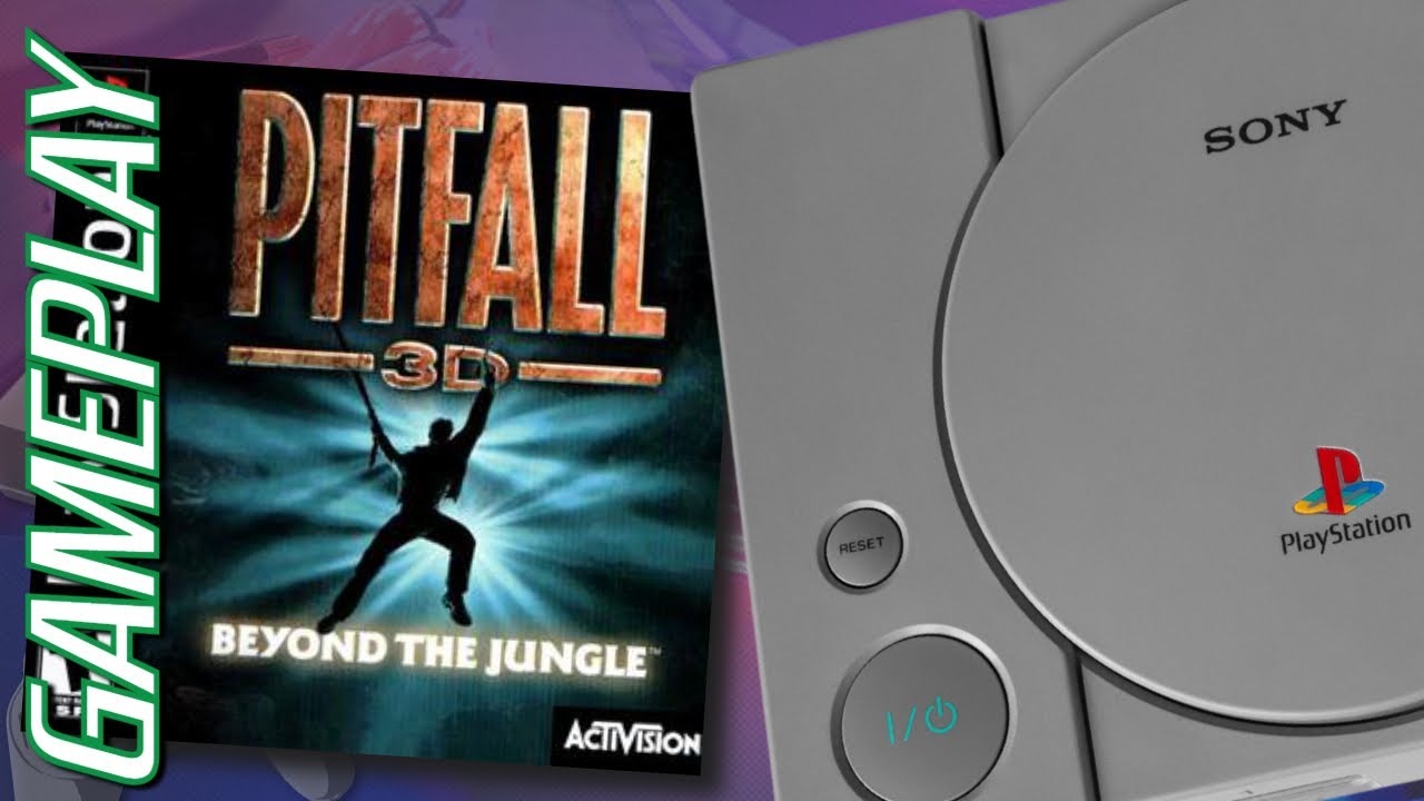 Pitfall 3D Beyond the Jungle PS1 Full Gameplay & Vigilante 8 Demo - YouTube