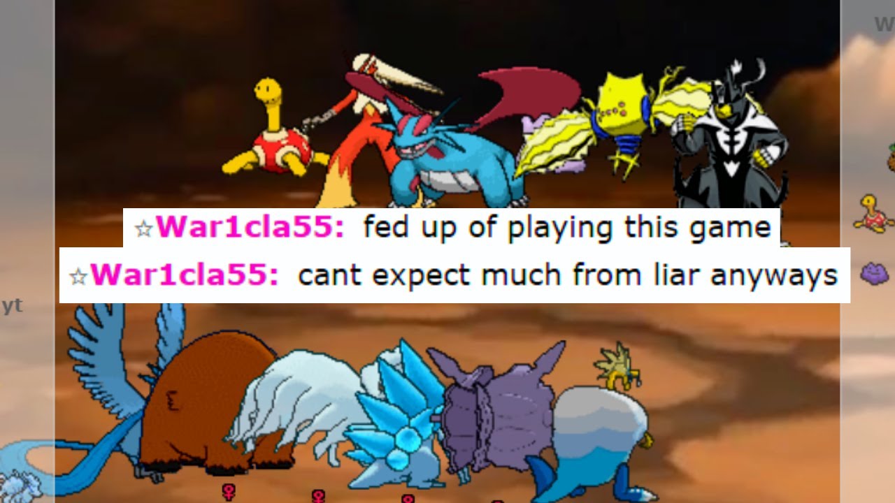 WHEN YOU BEAT A CLUELESS NOOB WITH MONO ICE ON POKEMON SHOWDOWN ...