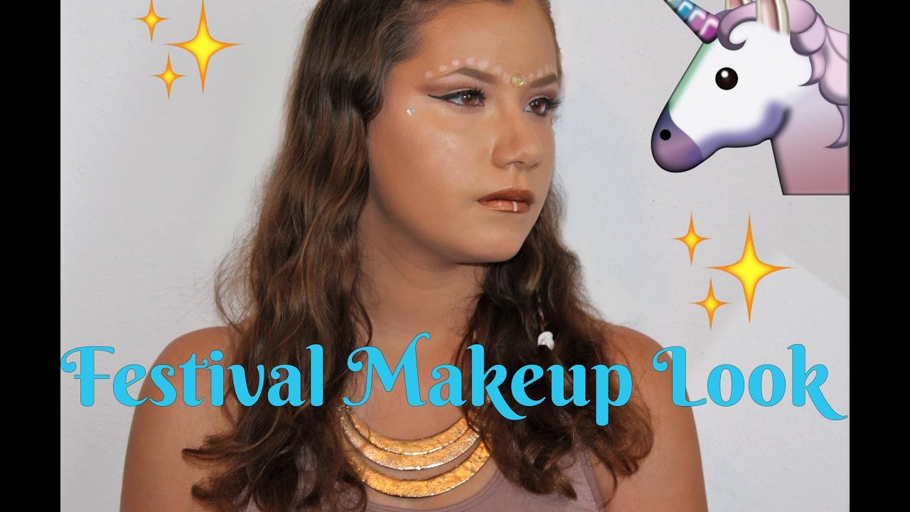 Music Festival Makeup Tutorial - YouTube