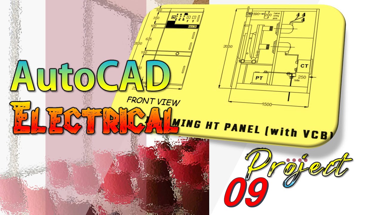 HT Panel Front view drawing-Part-02 with AutoCAD 2D ।। AutoCAD ...