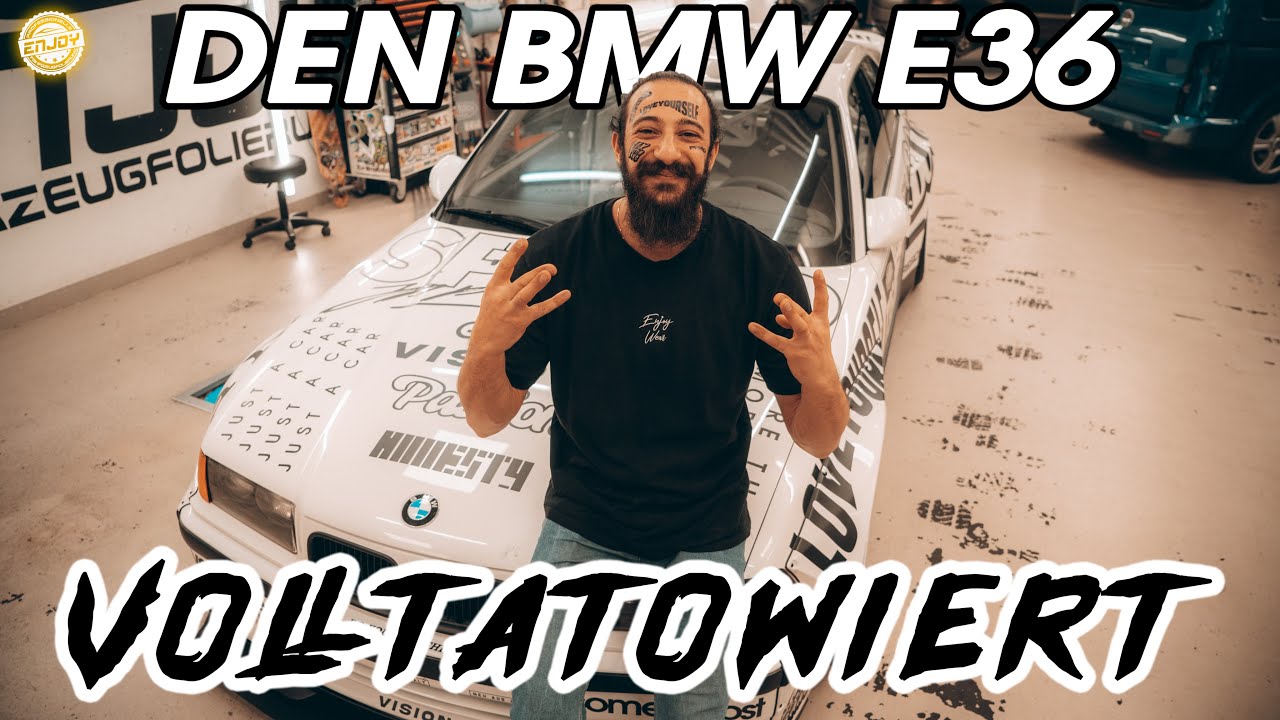 BMW E36 Turbo von JP Performance volltätowiert | C63s AMG in Schwarz ...