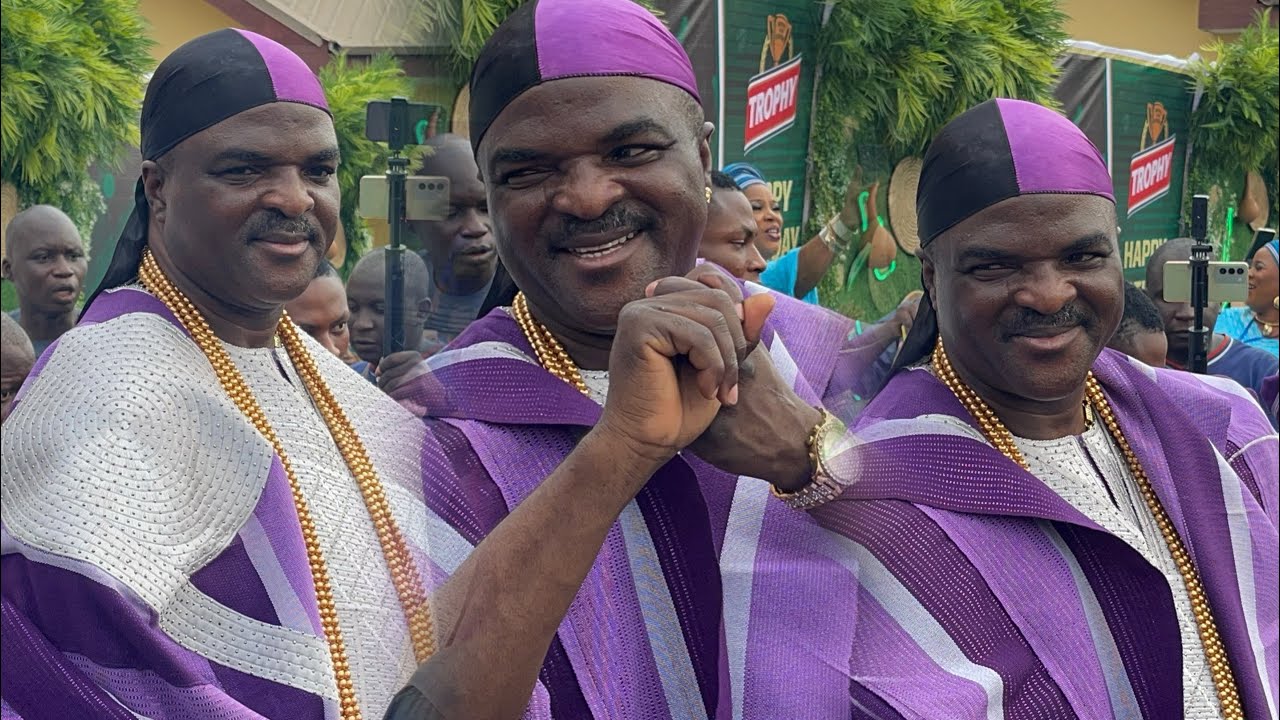 ABASS OBESERE DANCE AND SHINE AT HIS FIVE HOUSE WARMING AND 60TH ...