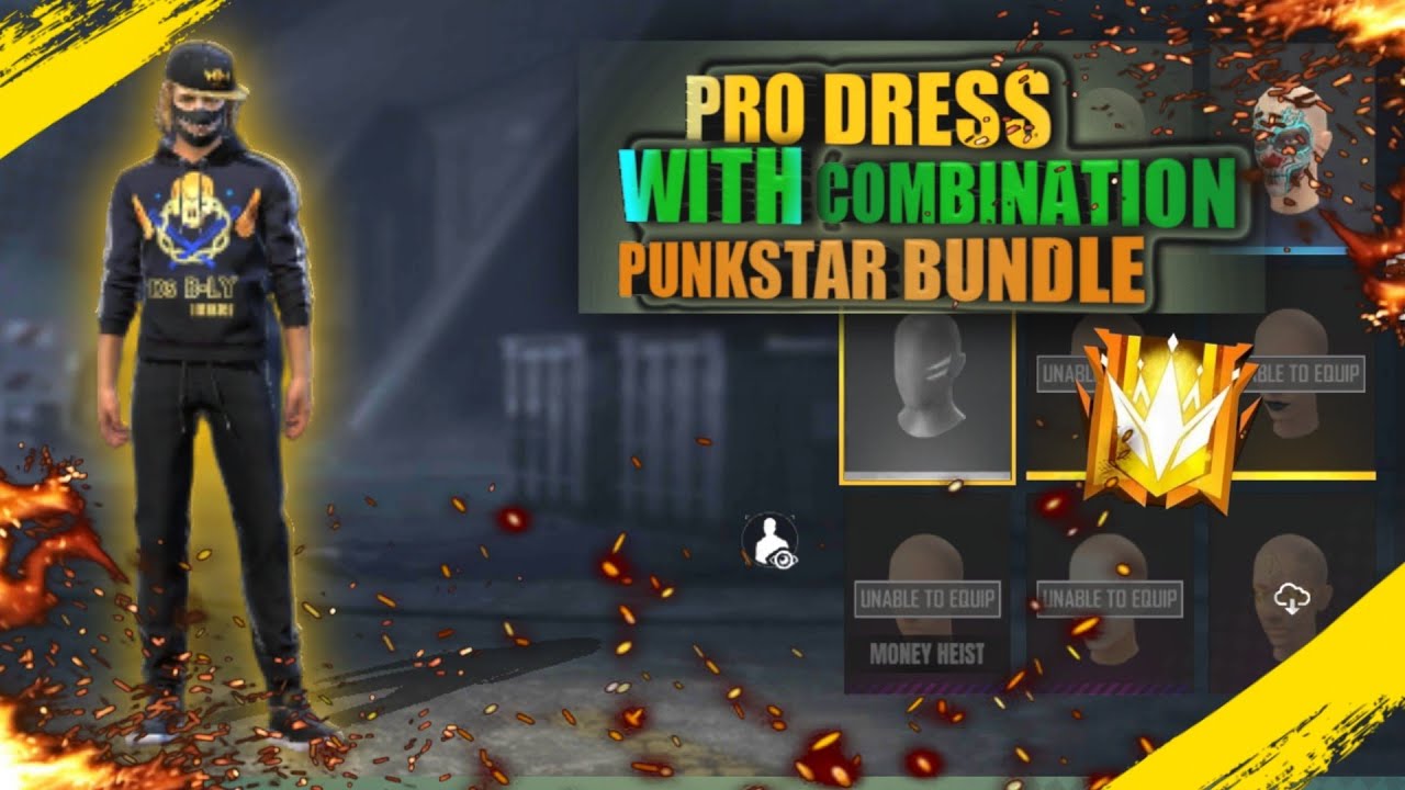 PRO DRESS COMBINATION WITH PUNKSTAR BUNDLE || #prodressscombination# ...