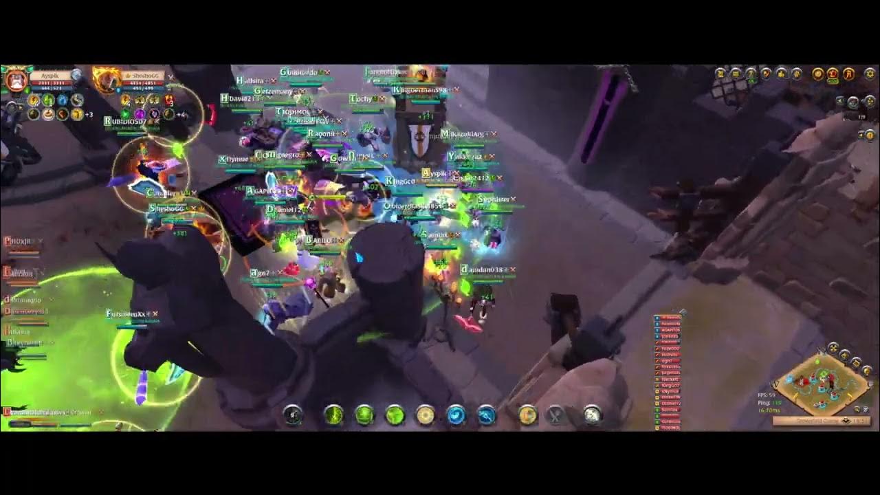 McN vs desavence - Gremio Monos con Navaja - Albion Online ZvZ - YouTube