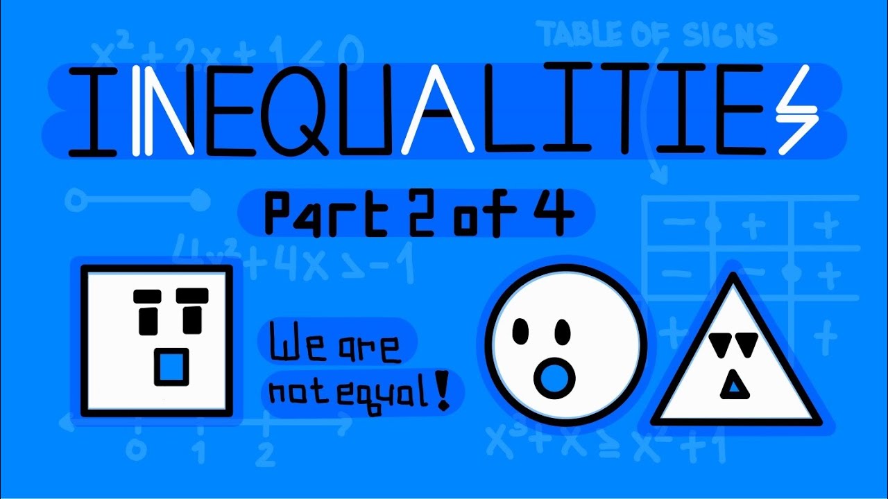 We are not equal, we are (Higher Degree) INEQUALITIES (Part 2 of 4 ...