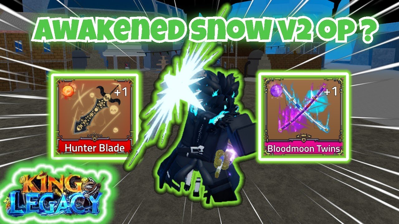 AWAKENED SNOW V2 OP?! | King Legacy [Update 6.0] - YouTube