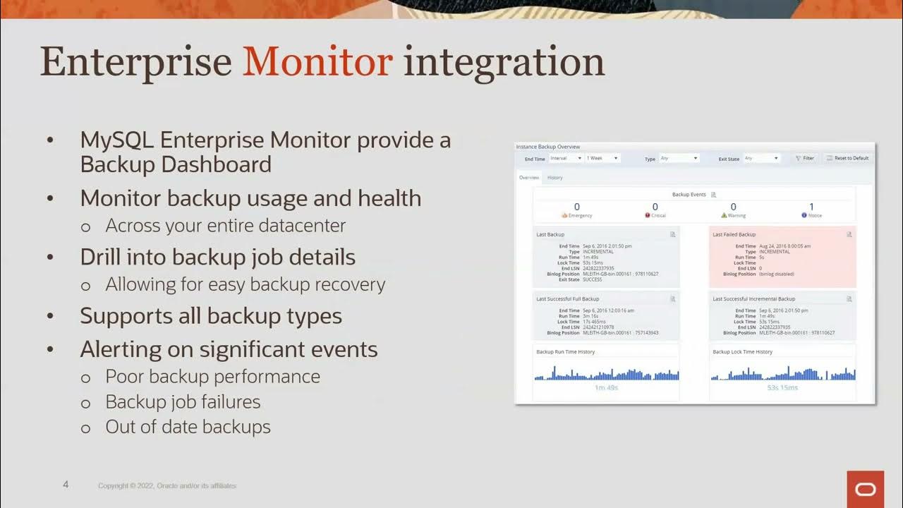 MySQL Enterprise Backup - YouTube