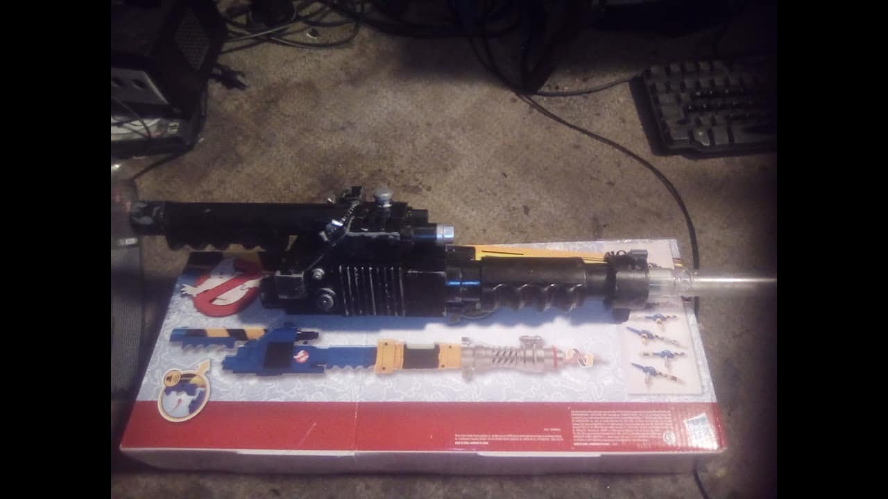 ghostbuster afterlife proton blaster mod review and mod - YouTube