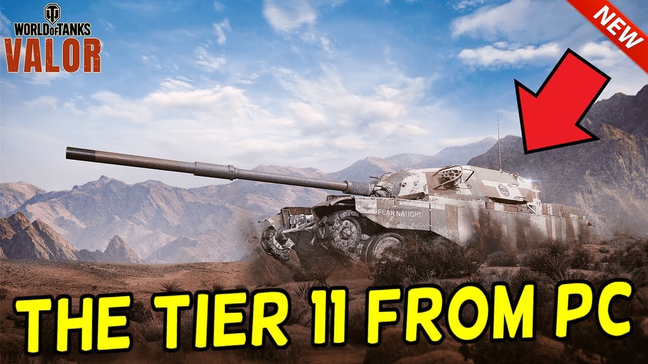 The Tier 11 From PC Has Arrived! || World of Tanks: Valor - YouTube