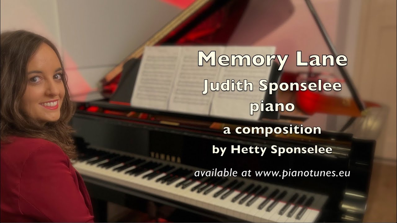 'Memory Lane' - Judith Sponselee - Piano - YouTube