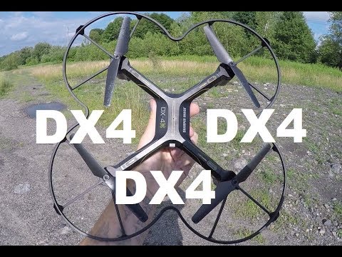 Sharper Image DX-4 WiFi Video Streaming FPV Altitude Hold Drone Review ...