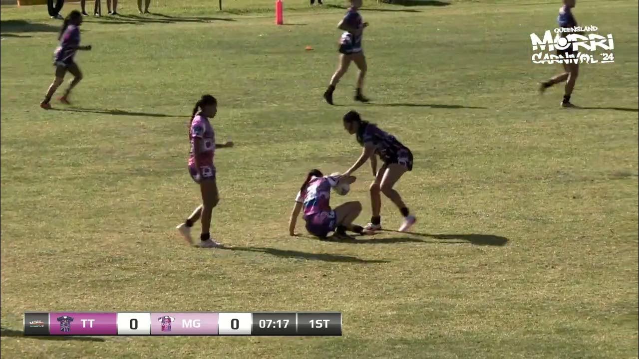 2024 QMC Girls U16 - Murri Gummaz Purple v Toowoomba Tiddas - YouTube