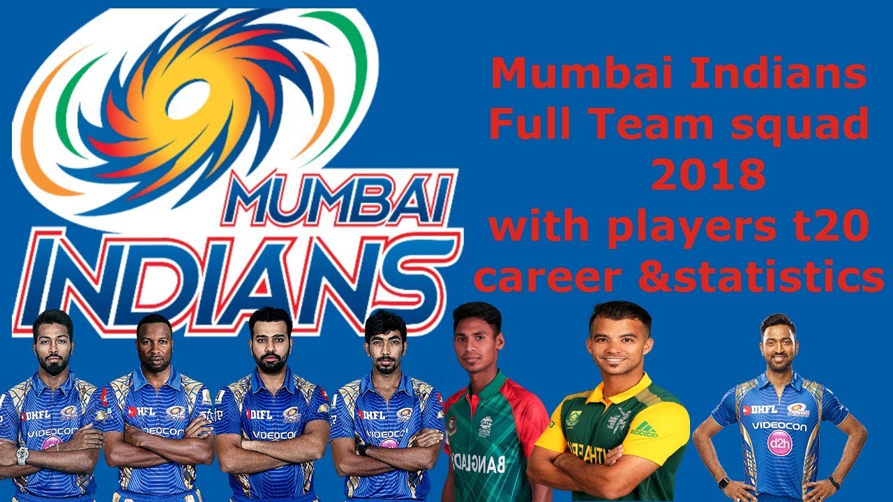 Mumbai Indians full squad of IPL 2018 | Player list with T20 career ...