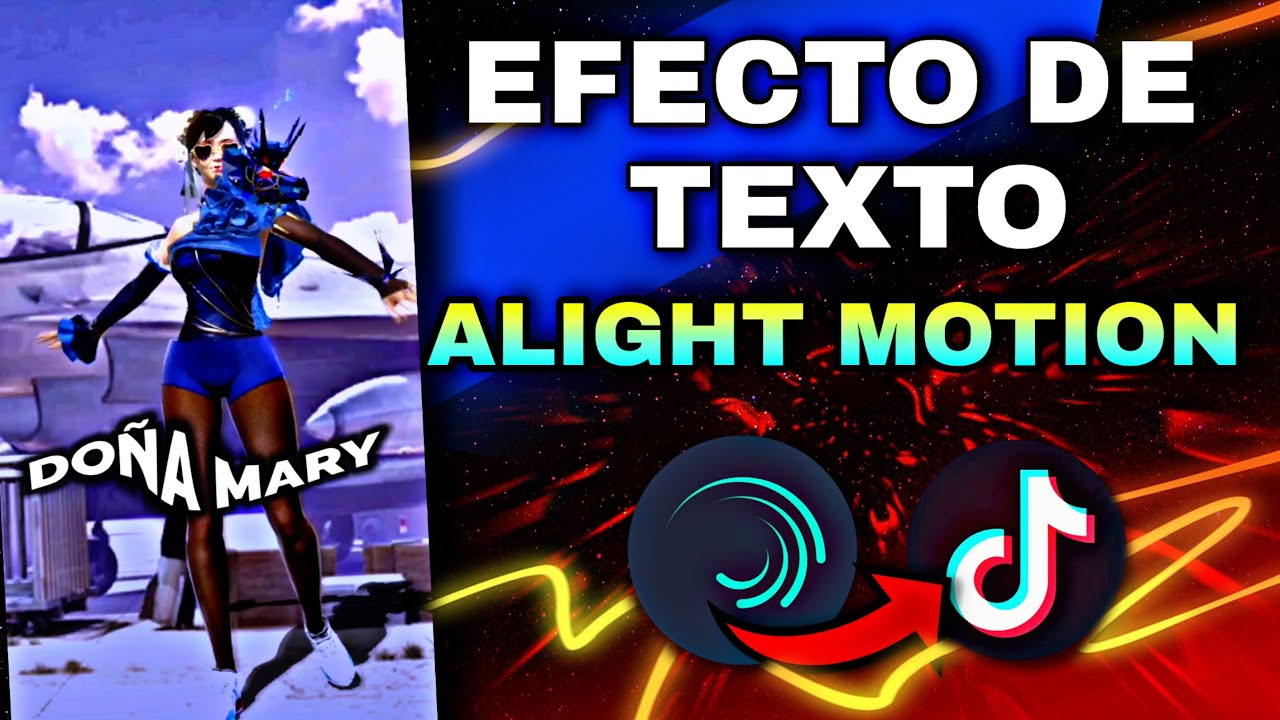COMO PONER EFECTOS DE TEXTOS EN ALIGTH MOTION// FREE FIRE - YouTube