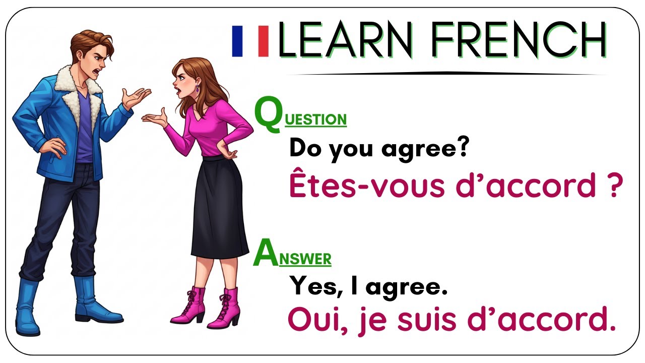 Everyday French Conversations for Speaking Practice | French dialogue ...
