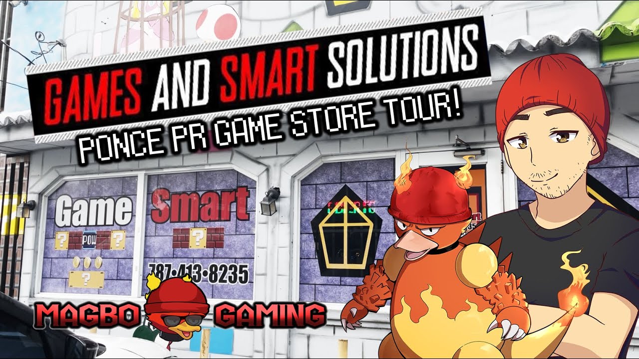GAMES AND SMART SOLUTIONS PONCE VIDEO GAME STORE TOUR - Magbo Gaming ...