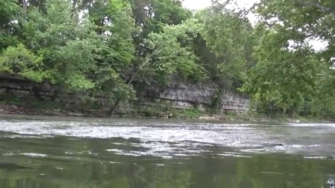 Canoeing the Blue River - YouTube