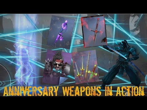 Shadow Fight Arena | 3RD ANNİVERSARY WEAPONS in Action - YouTube